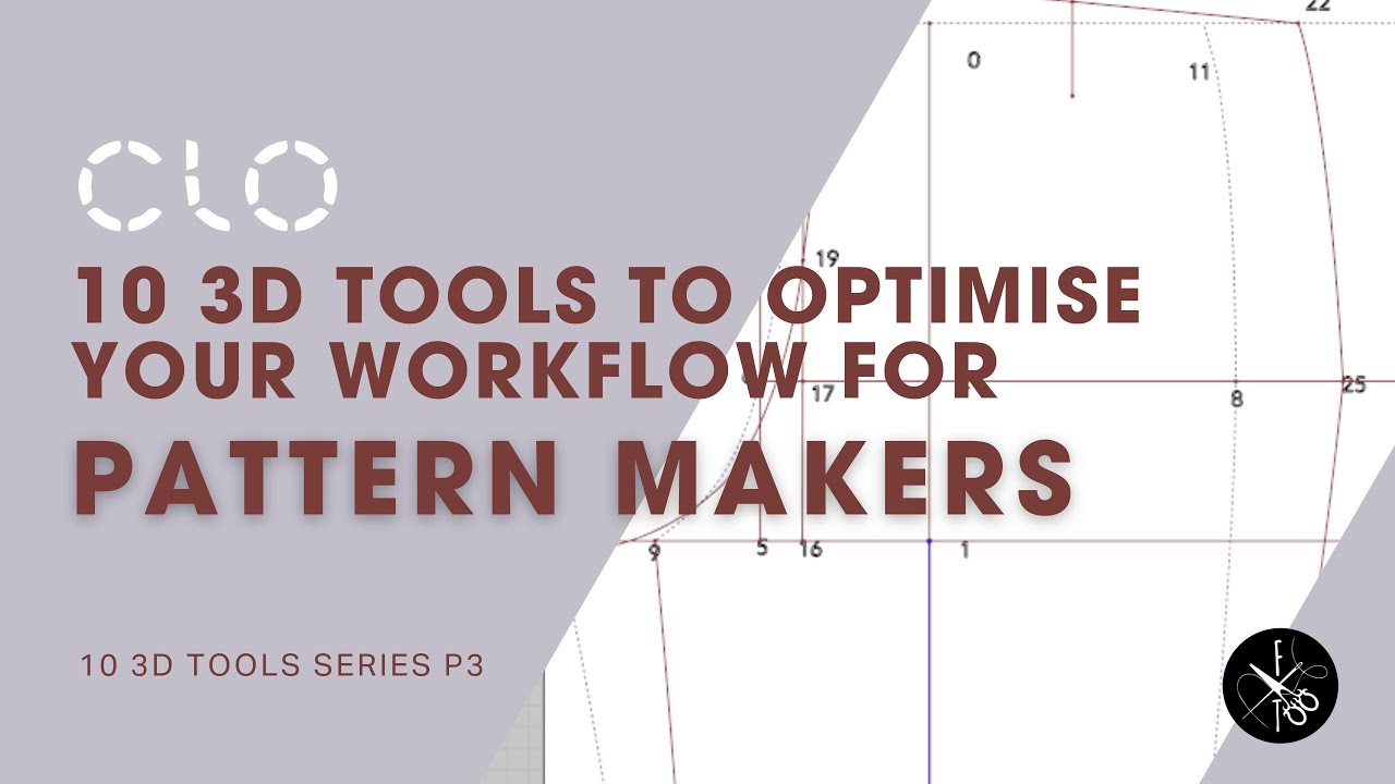 10 CLO3D Tools to Optimise your Workflow for Pattern Makers - YouTube