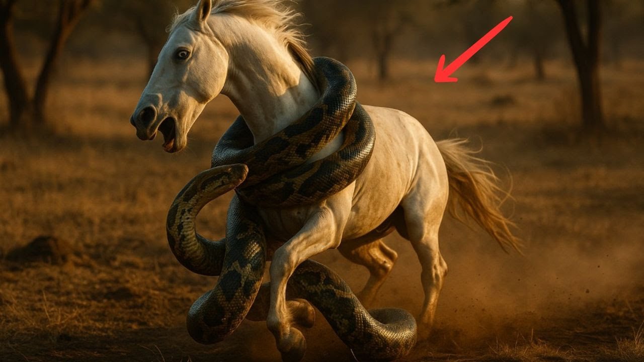 Man Rescues a Horse from a Python Attack — and the Ending Is Unexpected ...