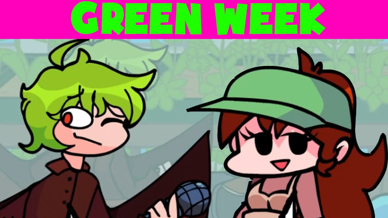 Friday Night Funkin: Green Week [FNF MOD/HARD] - Gardening with a Demon ...