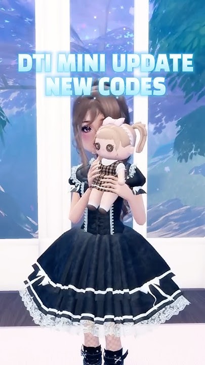 All *NEW CODES* in the mini DTI update #dti #dresstoimpress #dticodes # ...