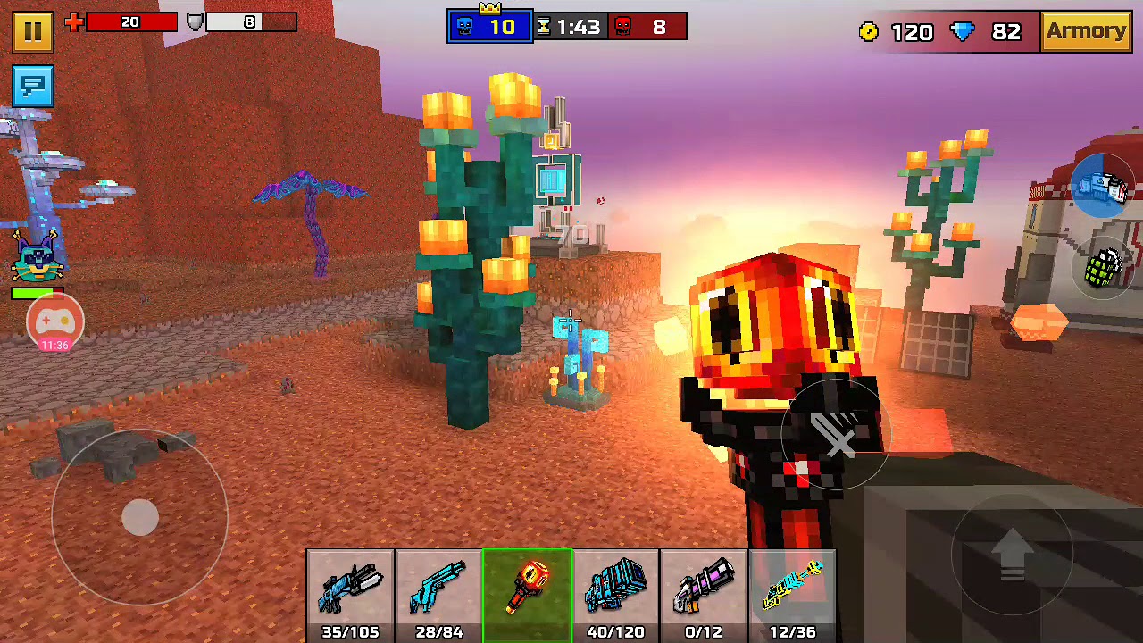 Pixel gun gameplay - YouTube