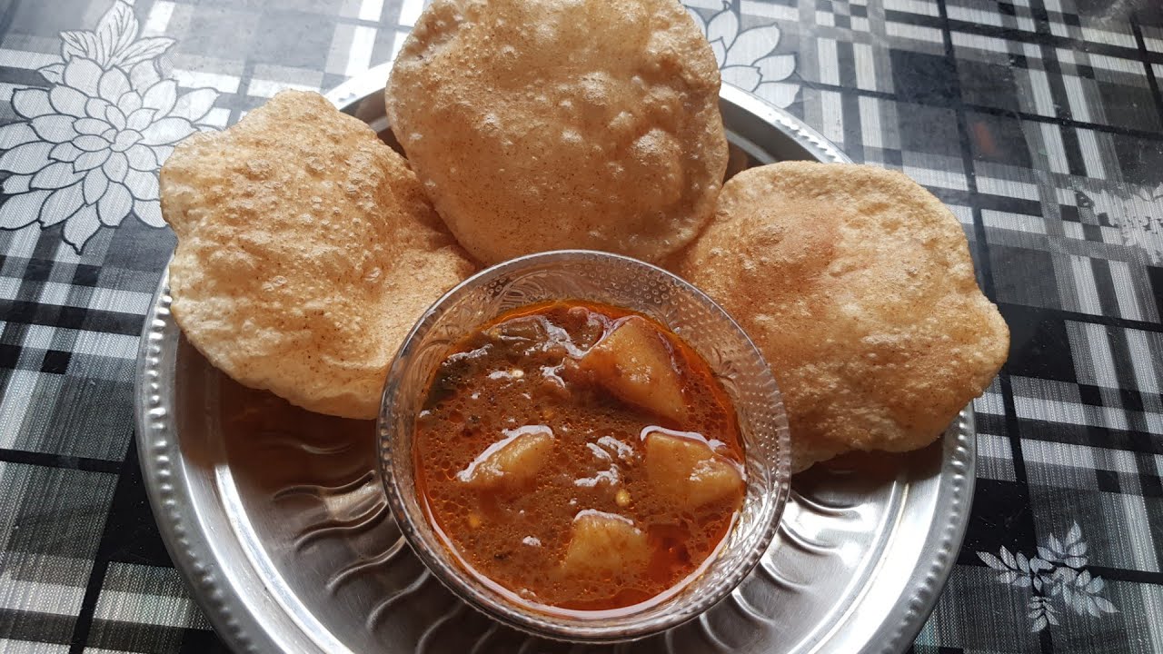 Making poori recipe - YouTube
