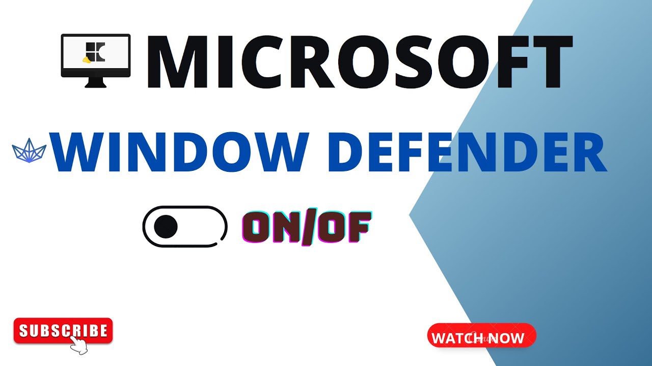 How to enable and disable window defender windows 10 | Azi Tips ...