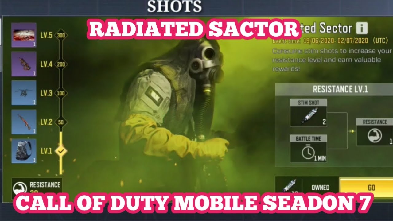 HOW TO GET STIM SHOT IN RADIATED SECTOR AND INCREASE RESISTANCE CALL OF ...