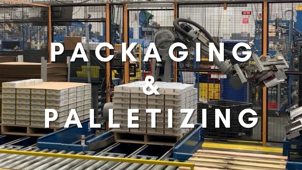 Fully Automatic 4-Lane Packaging System - YouTube