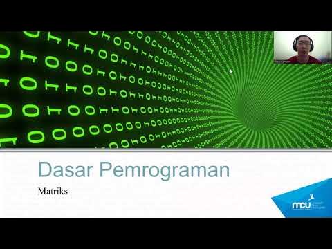 Pemrograman Dasar Python 10 | Matriks (Larik Dua Dimensi) - YouTube