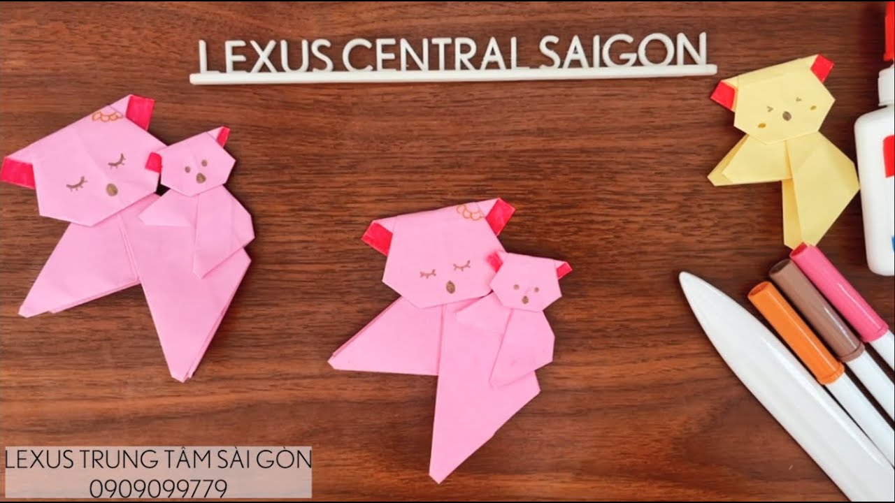 Lexus | Origami | Nghệ thuật gấp Koala giấy | Lexus Sài Gòn | Hotline ...