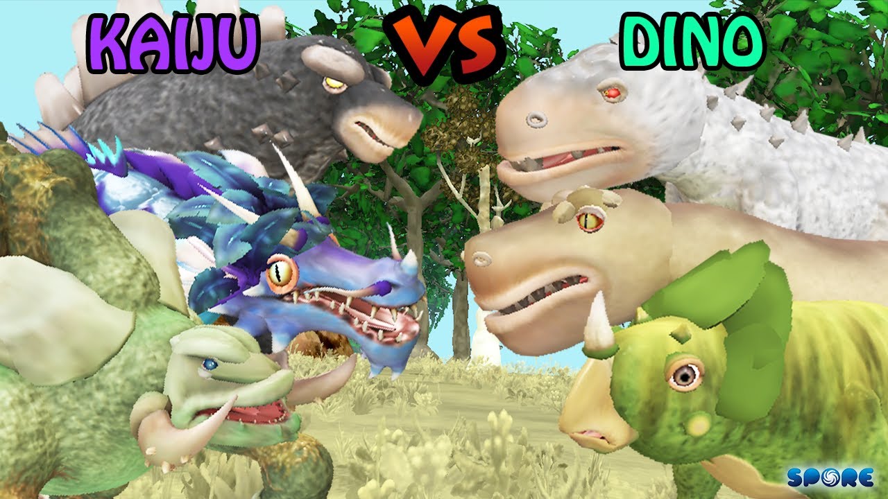 Kaijus vs Dinosaurs [S2] | SPORE - YouTube