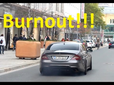 500 HP Mercedes CLS 55 AMG Prior Design Kit sound and BURNOUT!!!