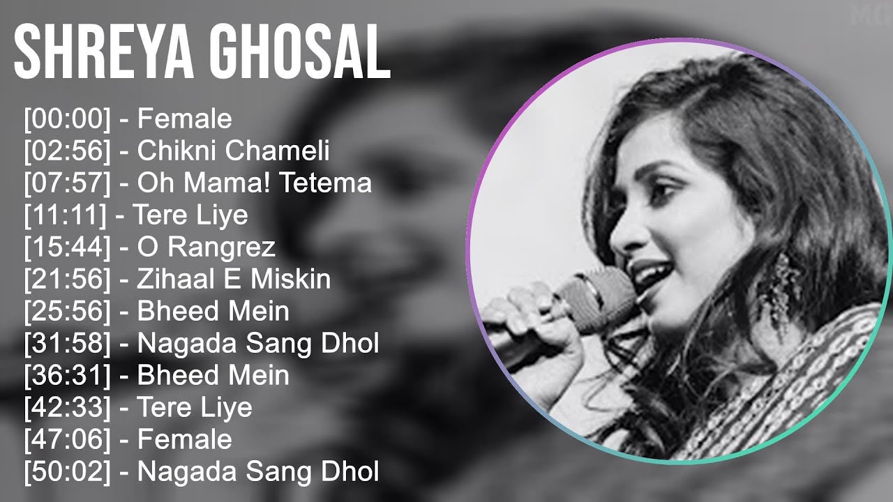 Shreya Ghosal 2025 MIX Most Popular Songs - YouTube