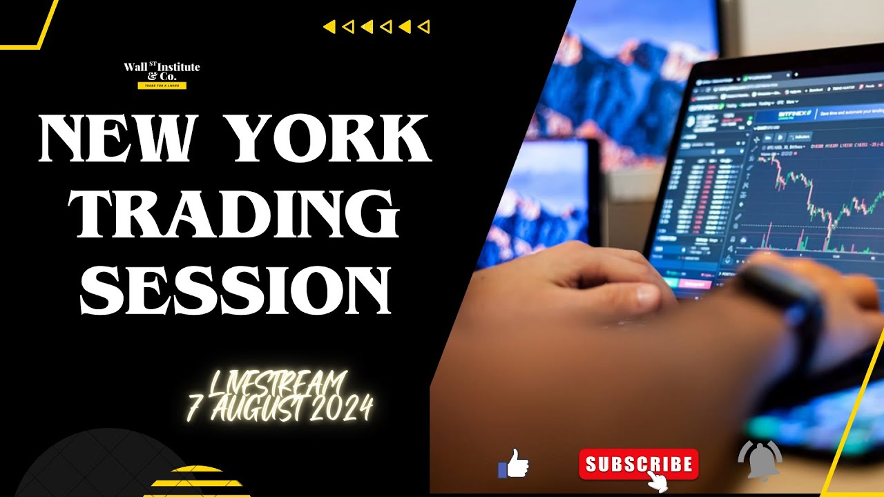 DAILY LIVE TRADING SESSION // New York Trading Session // 07 August ...