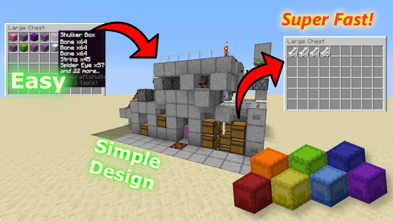 Etho's Googler Tutorial | Super Fast Shulker Box Storage/Search System ...