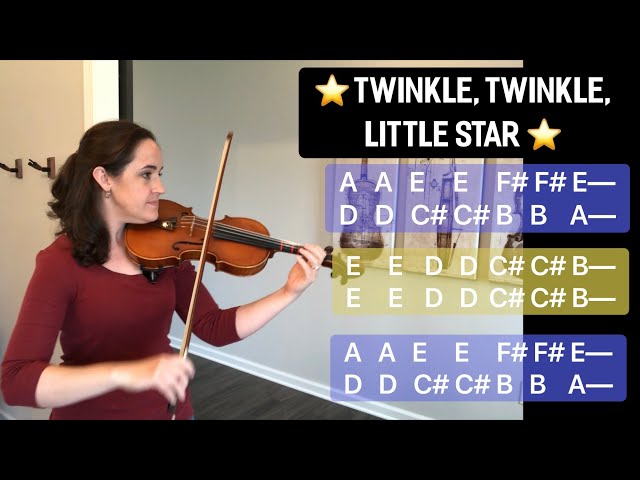 Easy Violin Notes Twinkle Twinkle Twinkle Little Star Easy Piano