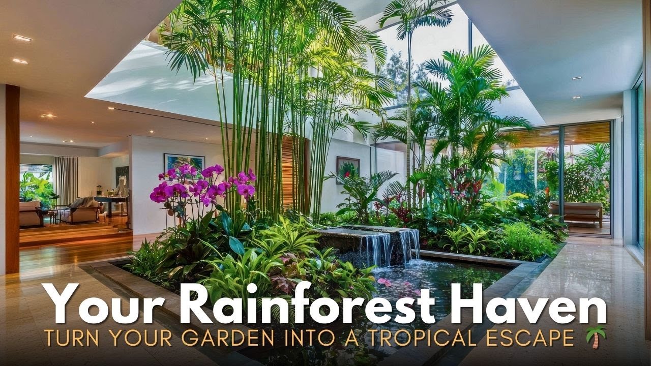 Rainforest Vibes: Tropical Garden Design for Humid Areas - YouTube