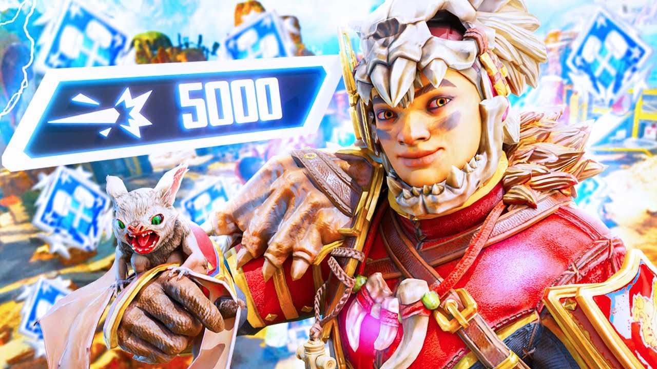Vantage 5,000 DAMAGE Badge (Apex Legends) - YouTube