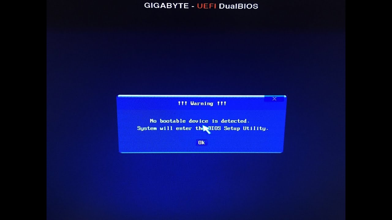 No Bootable Device is Detected in My Pc Device And Fix Solution 2021 ...