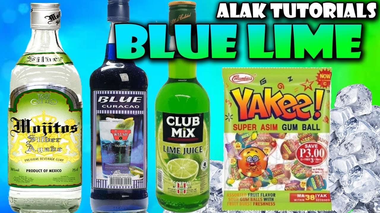 TEQUILA MIX Blue Lime Cocktai Mix! Lasang Yakee Candy Pinoy Cocktail ...