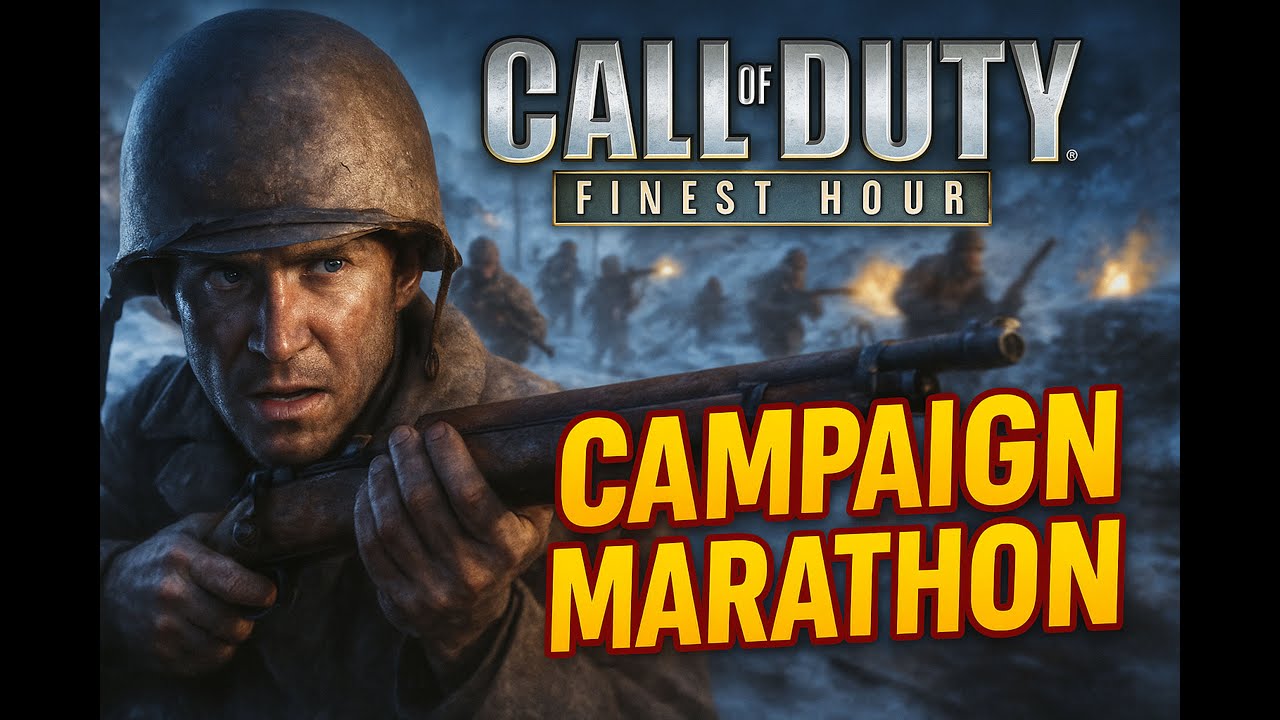 Call of Duty Campaign Marathon | Call Of Duty Finest Hour (2004) - YouTube