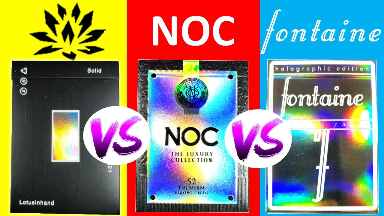 Holo NOC, Fontaine, and Solid deck review (PLUS GIVEAWAY!) - YouTube