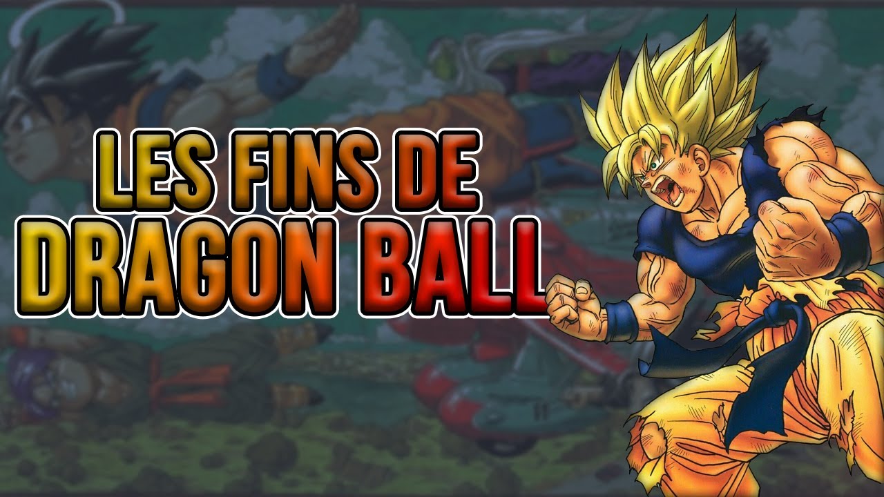 Les 5 FINS de DRAGON BALL - YouTube