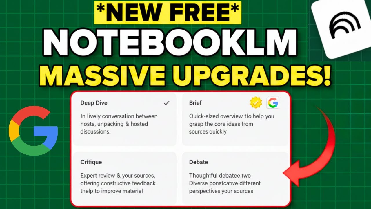 Google’s NotebookLM NEW Update NotebookLM Launched 5 NEW Features ...