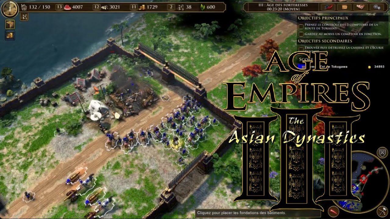 Age of Empires 3 DE - Asian Dynasties (Japon-3) - Nettoyer la route ...