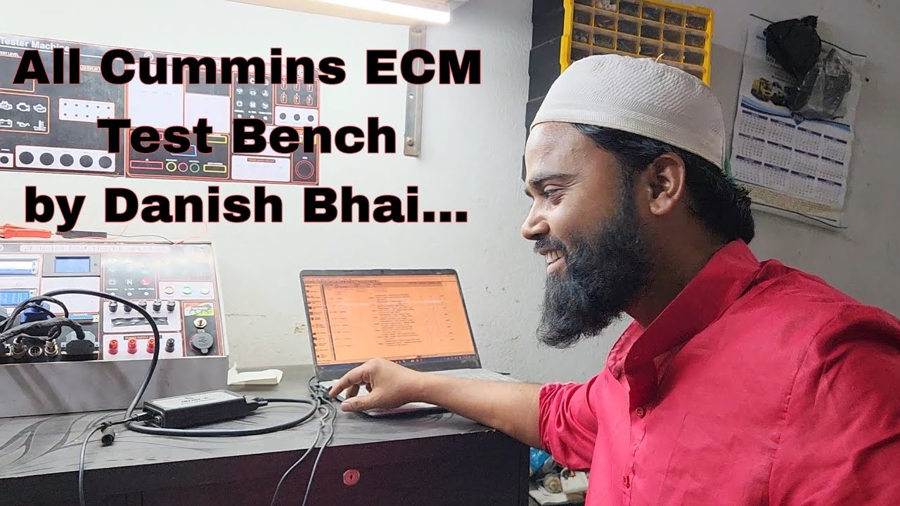 Cummins ECM Test Bench by Danish Bhai. #MES BS3, BS4, BS6 & More ...