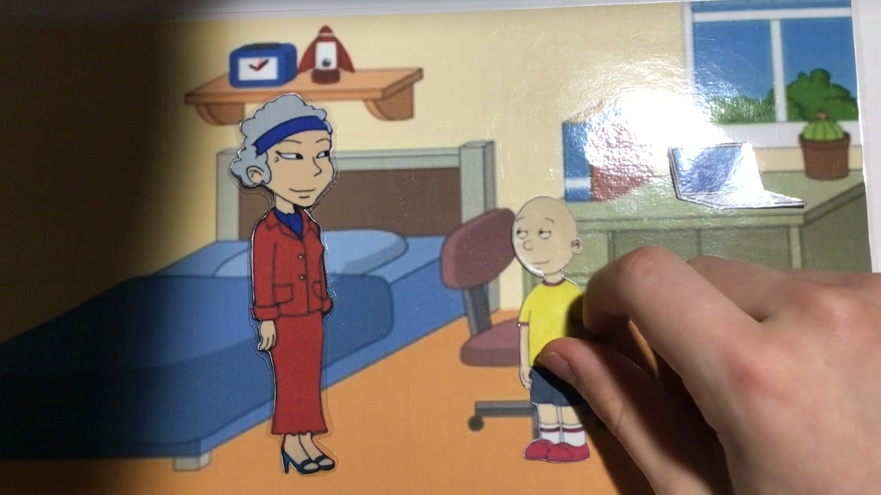 Caillou meets his Grandma - YouTube