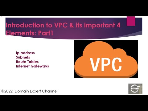Introduction to VPC & its important 4 Elements || Session3 - YouTube