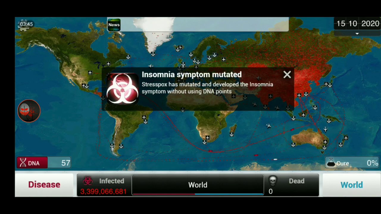 Plague inc. virus gameplay - YouTube