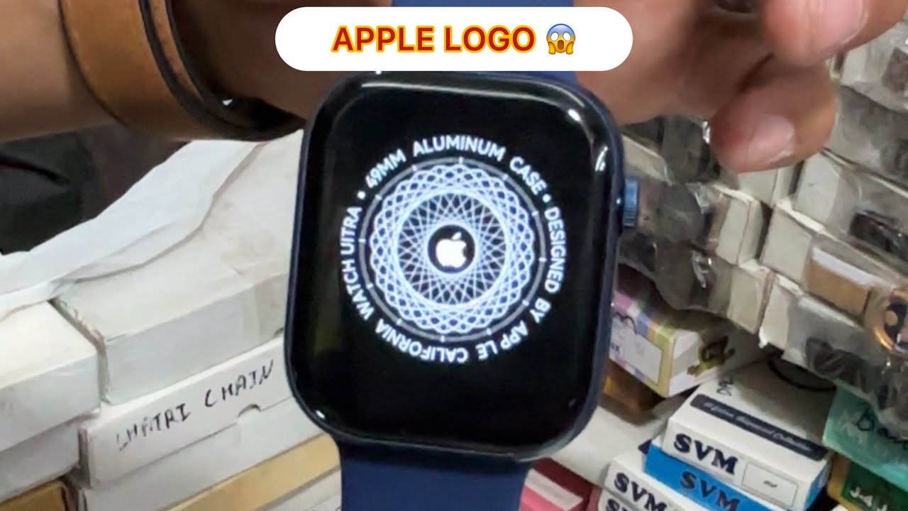 APPLE LOGO SMART WATCH ⌚️ - YouTube