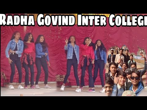 Radha Govind inter college Ramgarh stage show dance cover - YouTube
