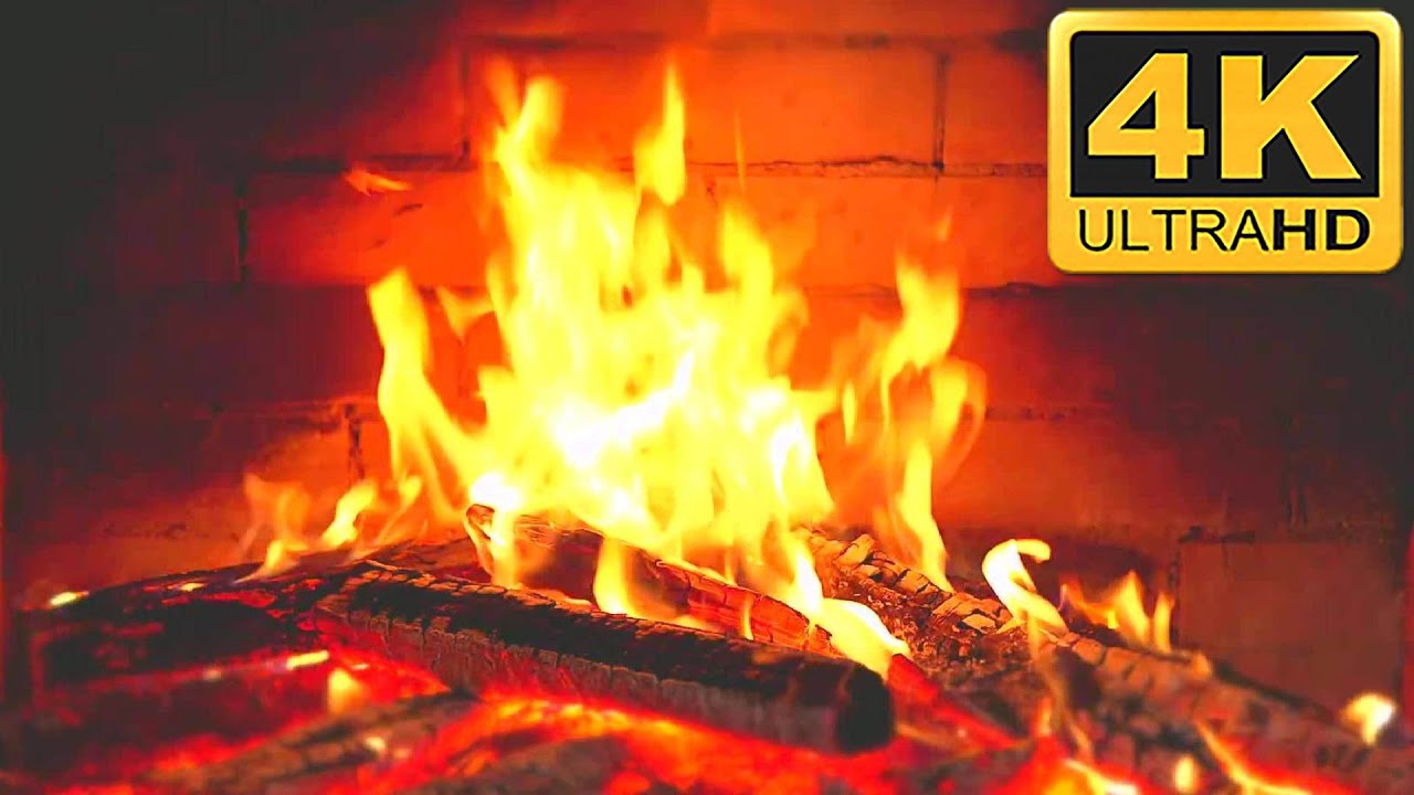 Relaxing fireplace 🔥 Pure Bliss Crackling Fireplace Sounds for ...