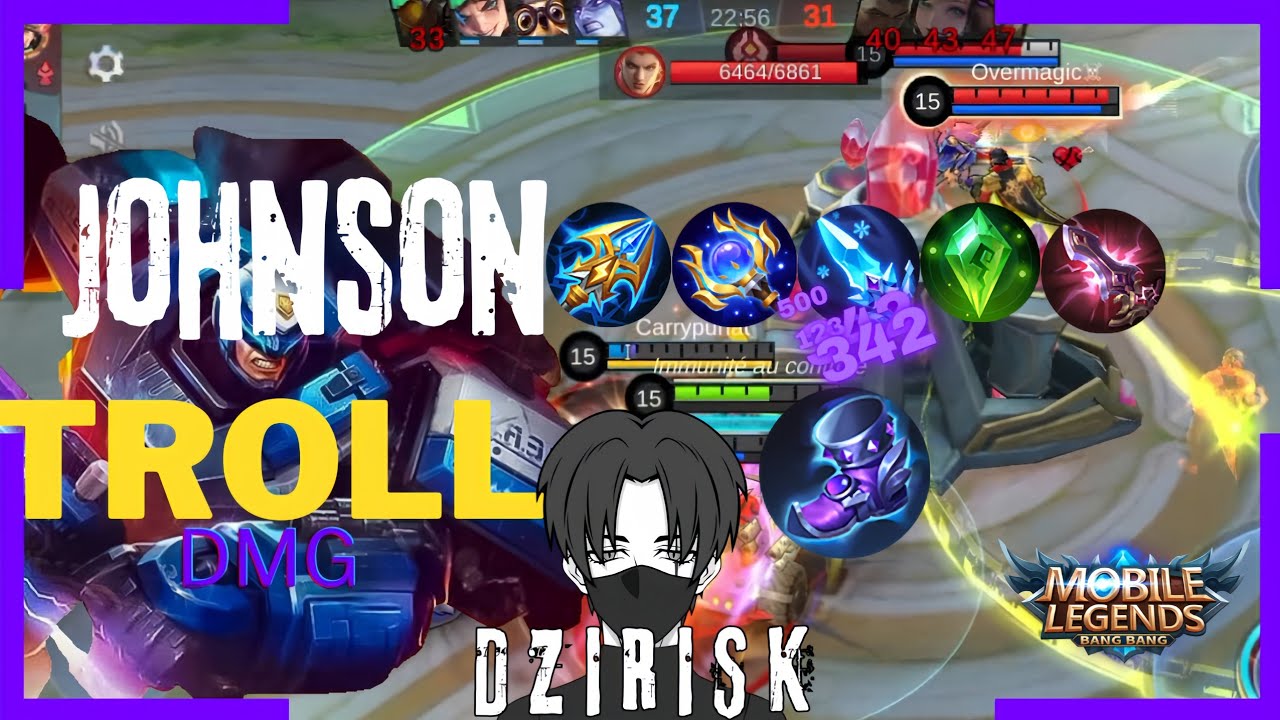 《MLBB》TROLL JOHNSON ONE OF MY FAVORITE HERO - YouTube