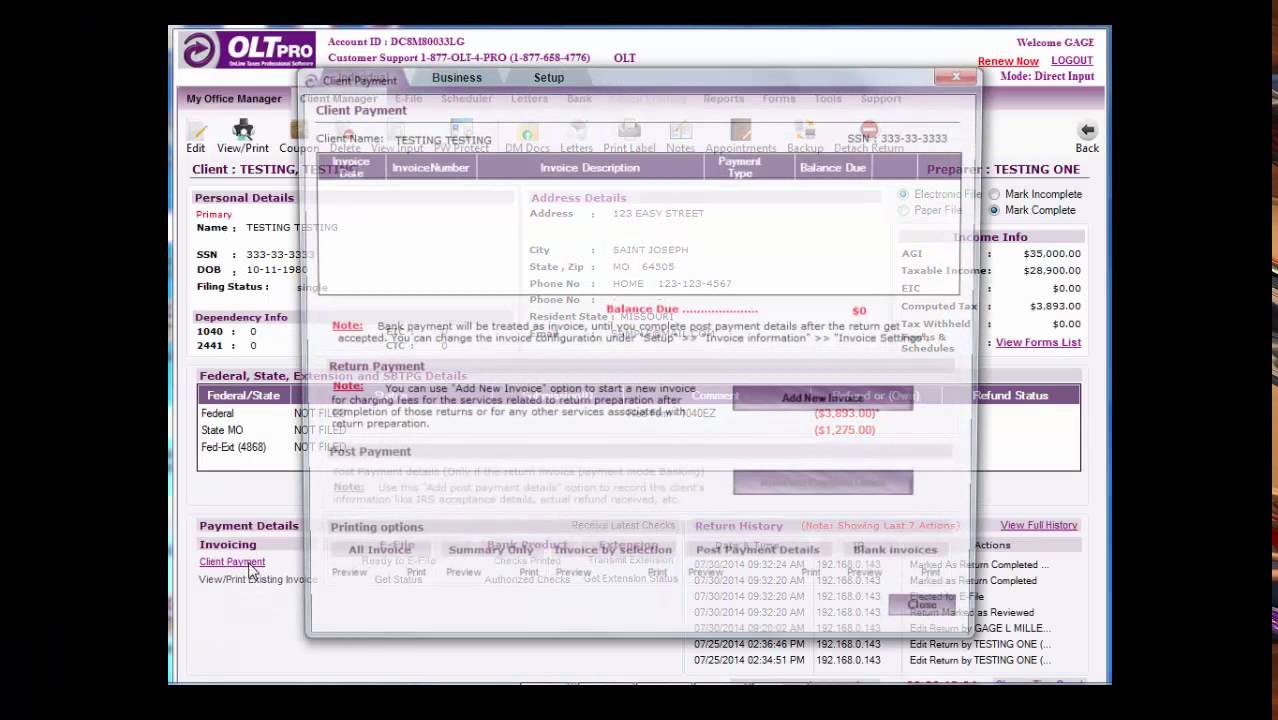 OLTPro 1099R - YouTube