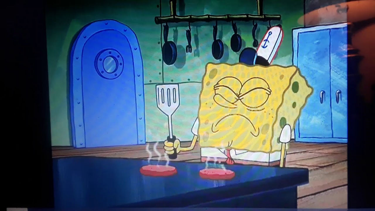 SpongeBob (Garfield) gulps - YouTube