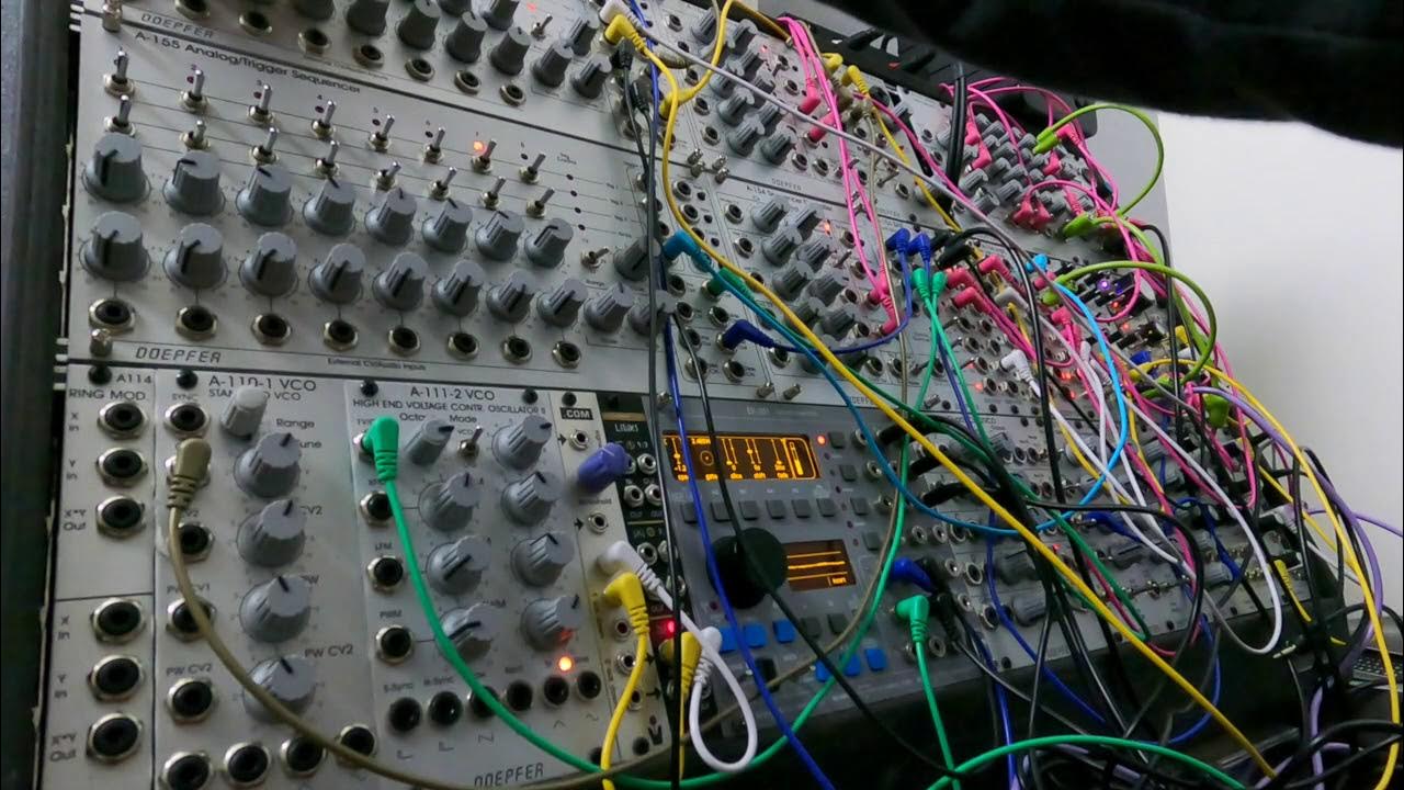 Modular techno/house - Doepfer A155 sequencing ER301 - YouTube