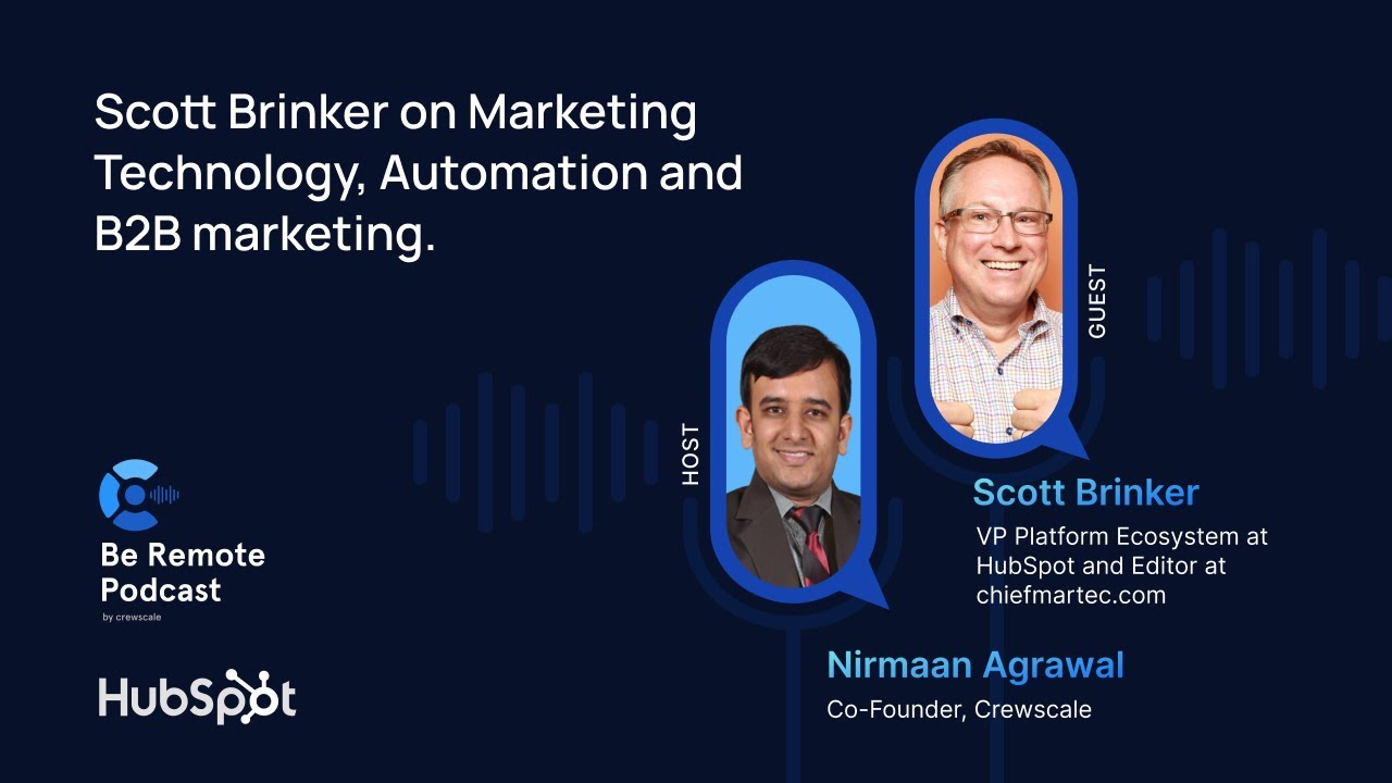 Scott Brinker on Marketing Technology, Automation and B2B marketing ...