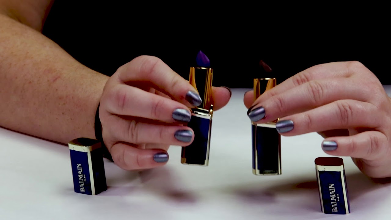 L'Oreal Paris X Balmain Paris Lipstick Review and Swatches - YouTube