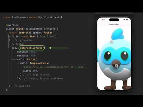 InteractiveViewer widget In flutter #flutterdeveloper #fluttertip - YouTube
