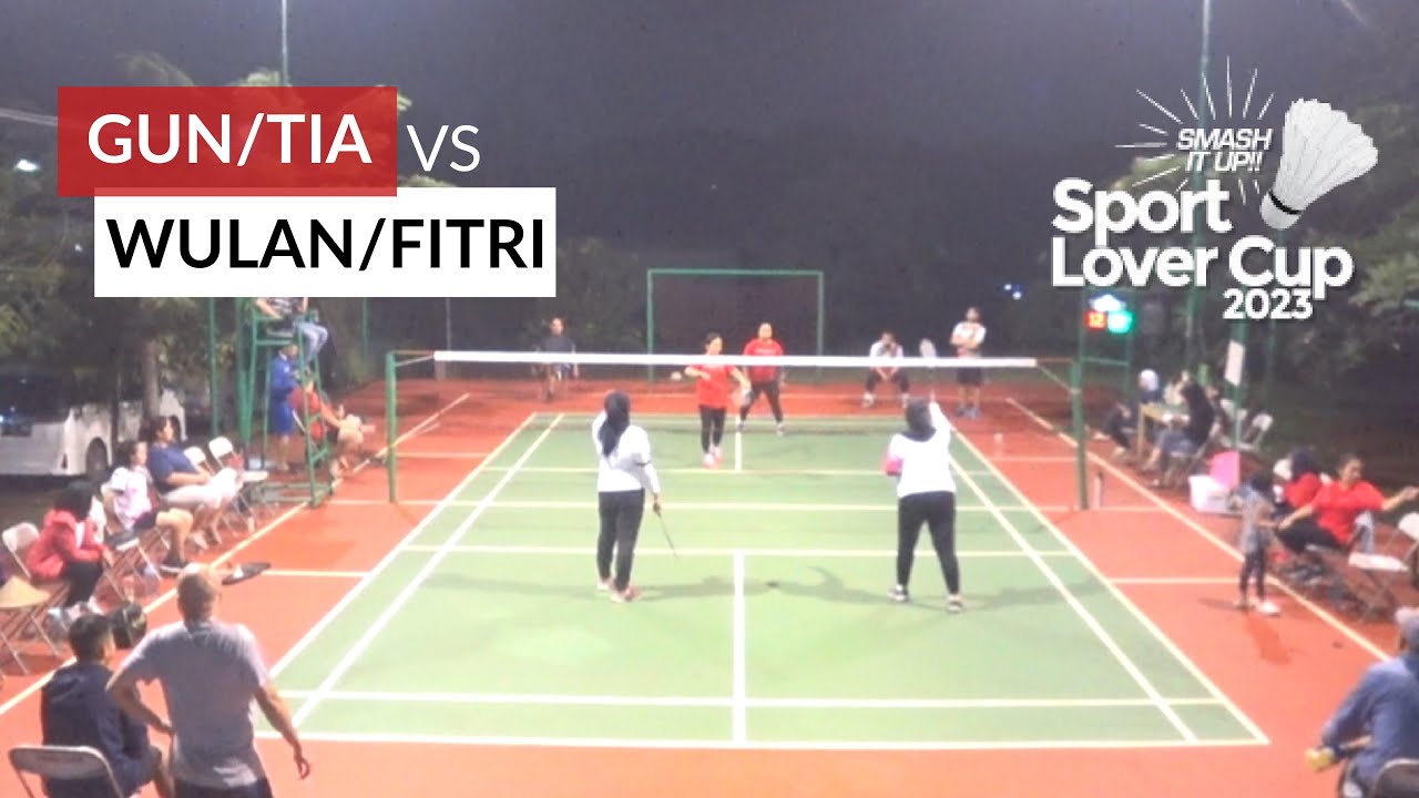 GUN/TIA (Tim Merah) vs WULAN/FITRI (Tim Putih) - YouTube