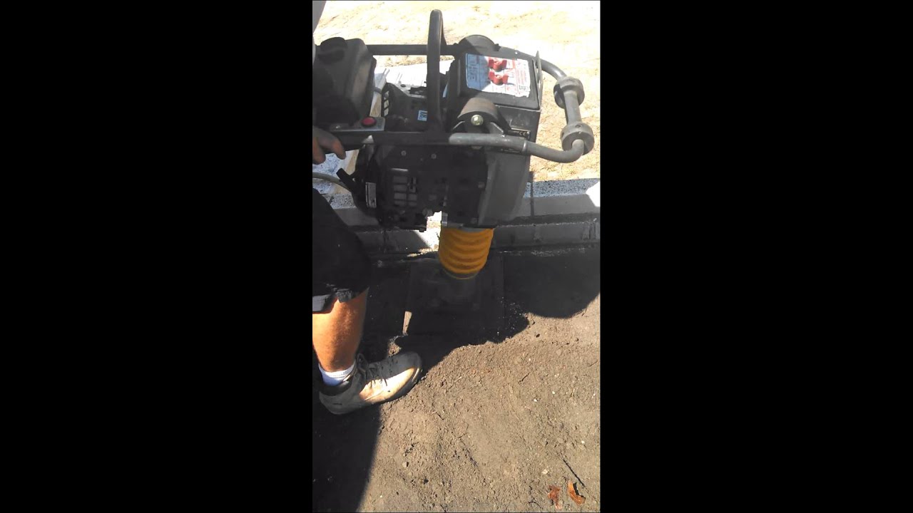 Jumping jack tamper - YouTube