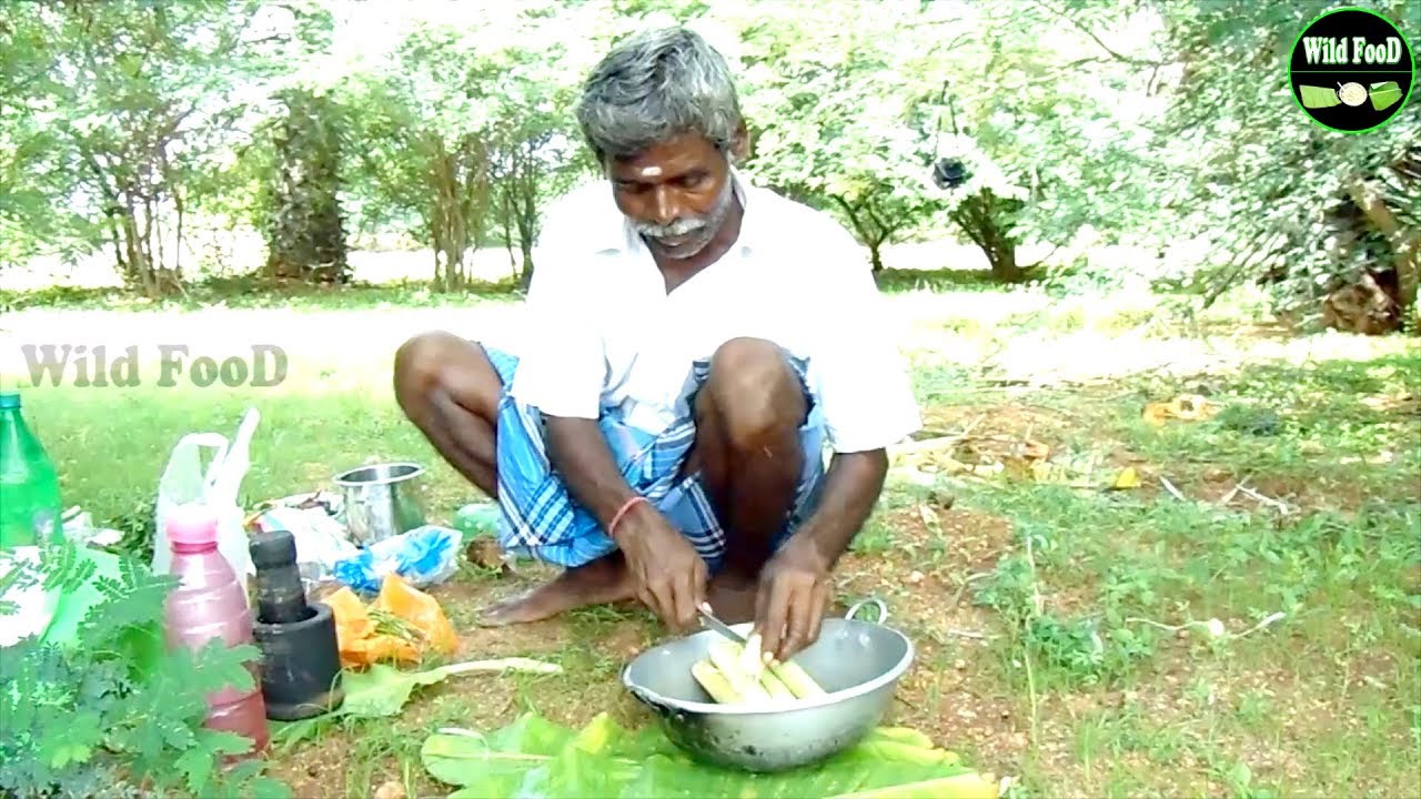 Awesome Banana Stem Soup || Valaithandu Soup in Tamil || Village Style ...