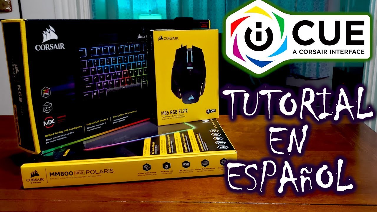Tutorial Como Cambiar Las Luces Del Teclado/Mouse y Mouse pad Corsair ...