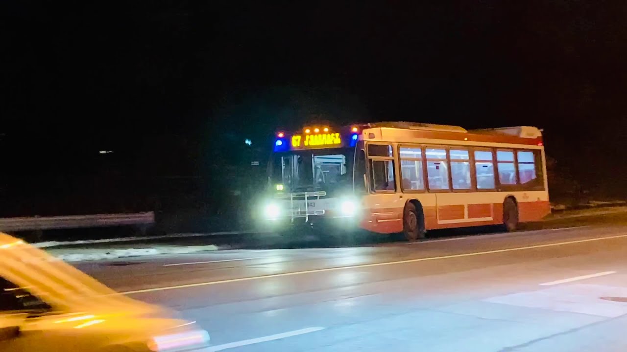 Ttc Bus 67 night - Nishav has Fun to Watch - YouTube