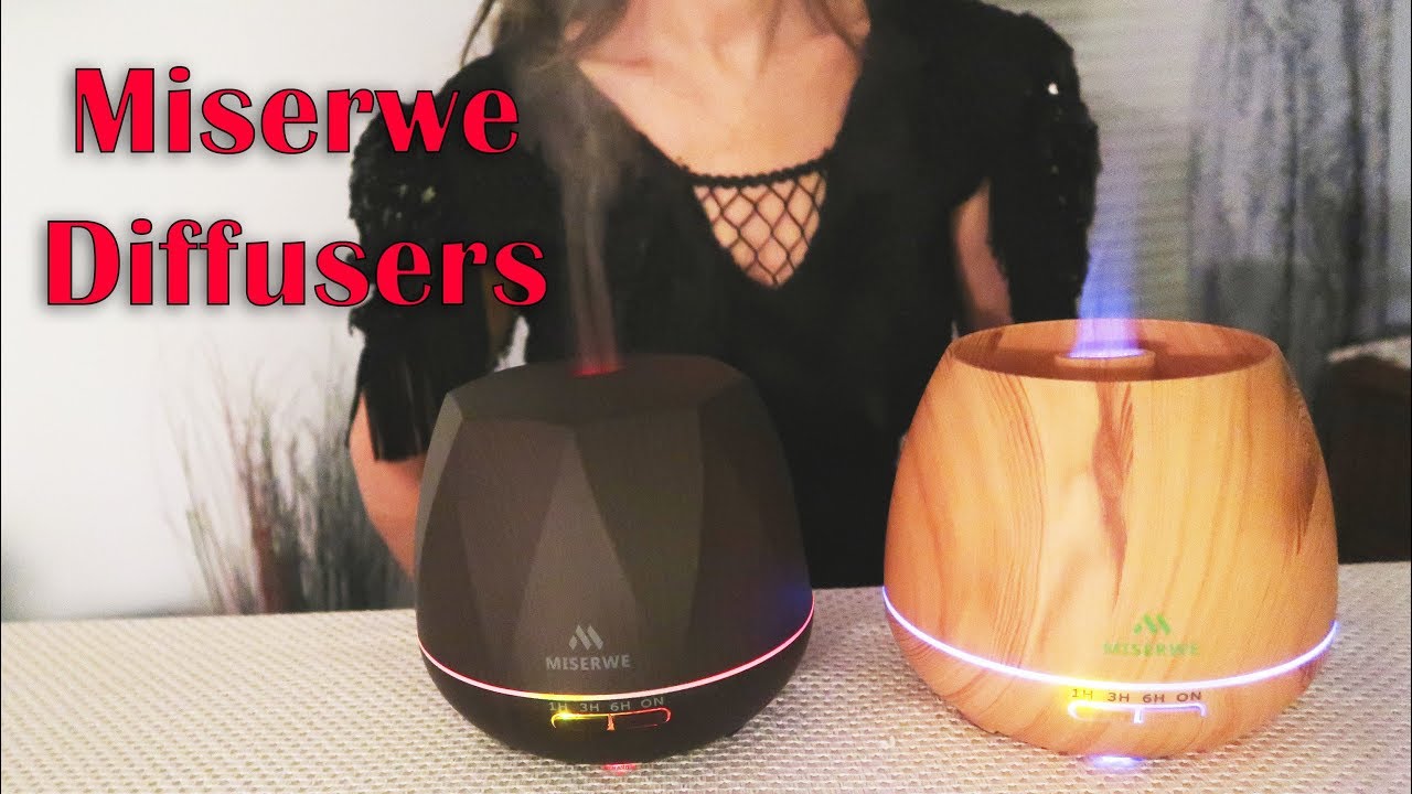 🌷MISERWE ESSENTIAL OIL DIFFUSERS PLANTER (DISCOUNT) Wood Aromatherapy ...