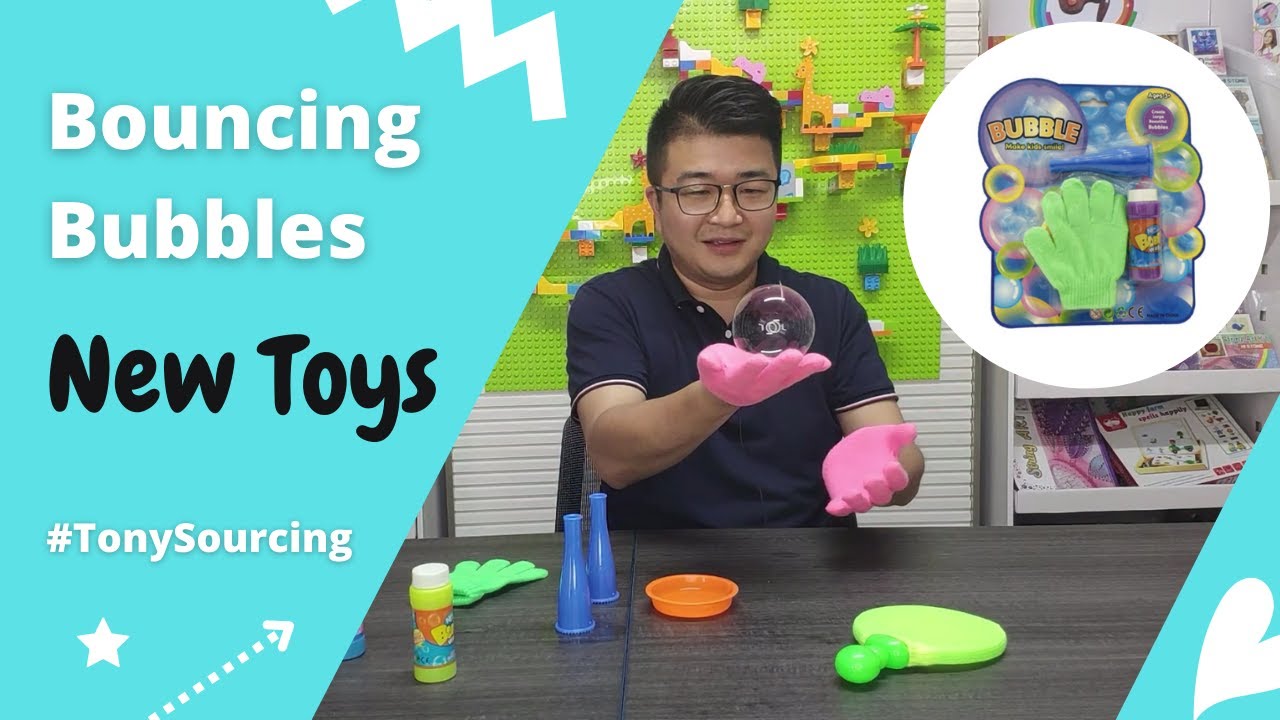 How to Play Touchable Bouncing Bubbles -- Interesting TonySourcing Toys!! - YouTube