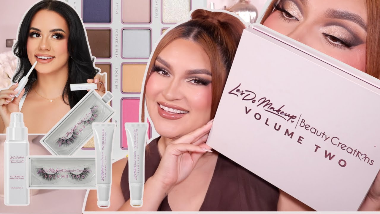 LESDO MAKEUP X BEAUTY CREATIONS VOL 2 // REVIEW AND DEMO - YouTube