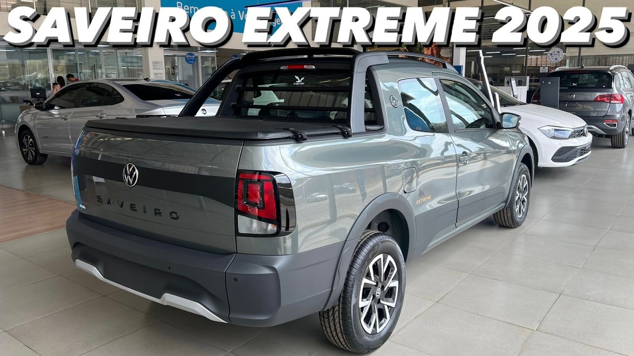 Avaliação VW Saveiro Extreme 2025 - Agora com NOVA Multimídia VW TOP ...