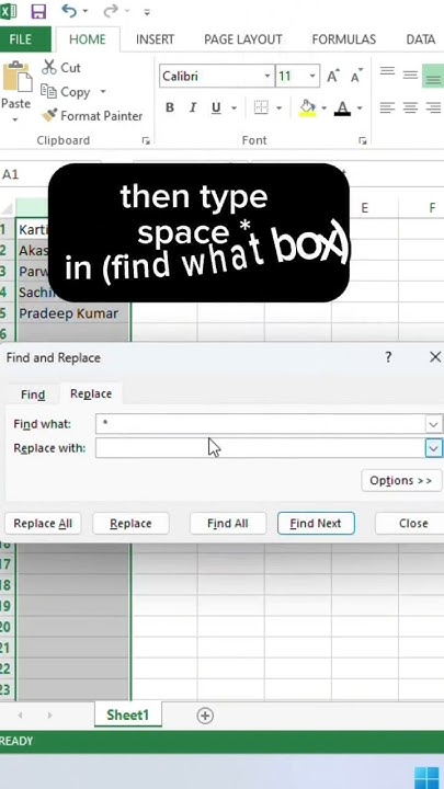 Excel Tricks: Quickly Clear Text After Spaces in Cells #shorts # ...
